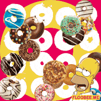 Order the homer simpson donuts | Floobee